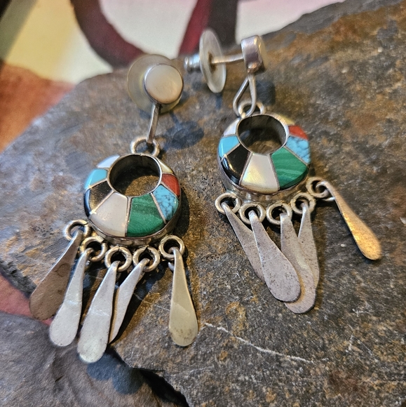 Native American | Jewelry | Vintage Zuni Artist Signed Loretta Maetza ...